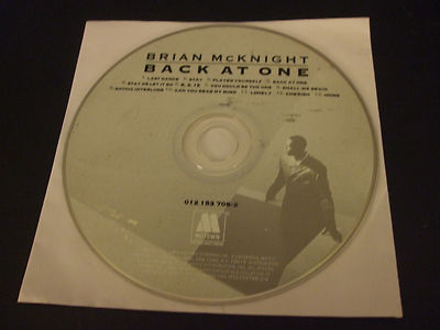 Back At One Brian McKnight (CD, 1999) - Disc Only!!!! | eBay