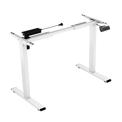 FLEXISPOT DIY Adjustable Desk Frame Single Motor Electric Base Standing ...
