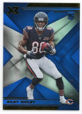 2019 Panini XR Riley Ridley Rookie RC Blue #136 #/199 Bears | eBay