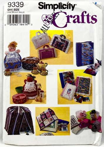 1995 Simplicity Sewing Pattern 9339 Covers 8 Designs Bird Cage Album ...