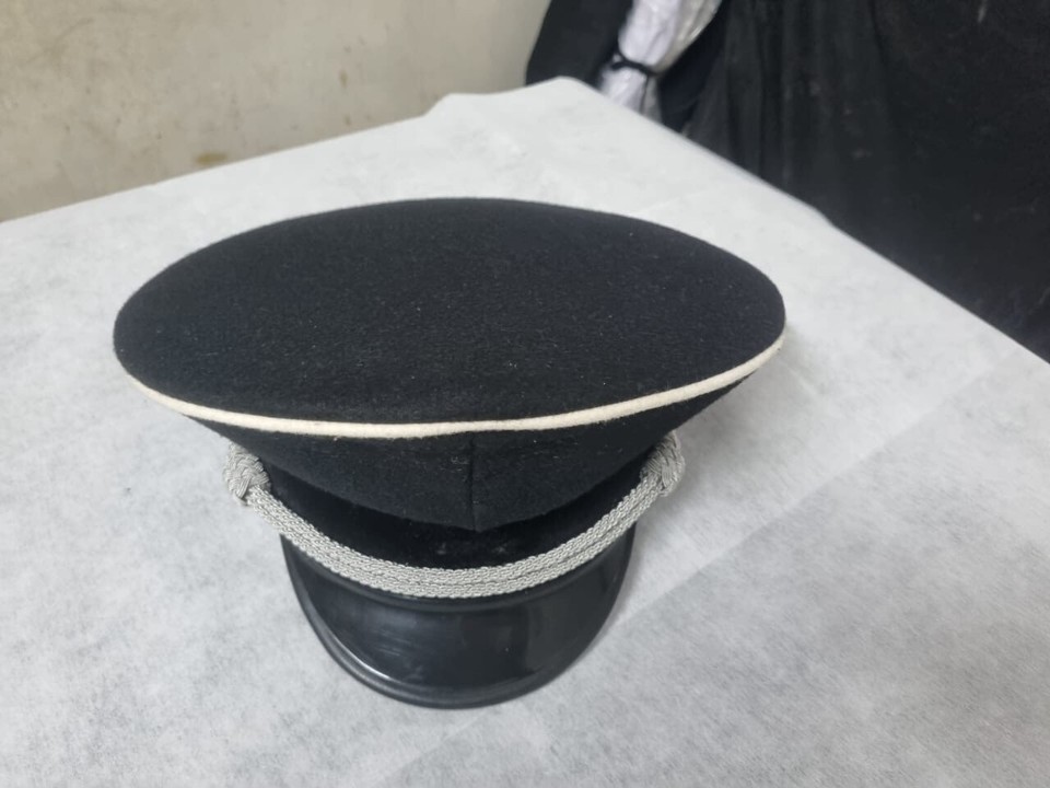 WW2 German Allgemeine SS General Visor Cap Replica Headgears Uniform ...