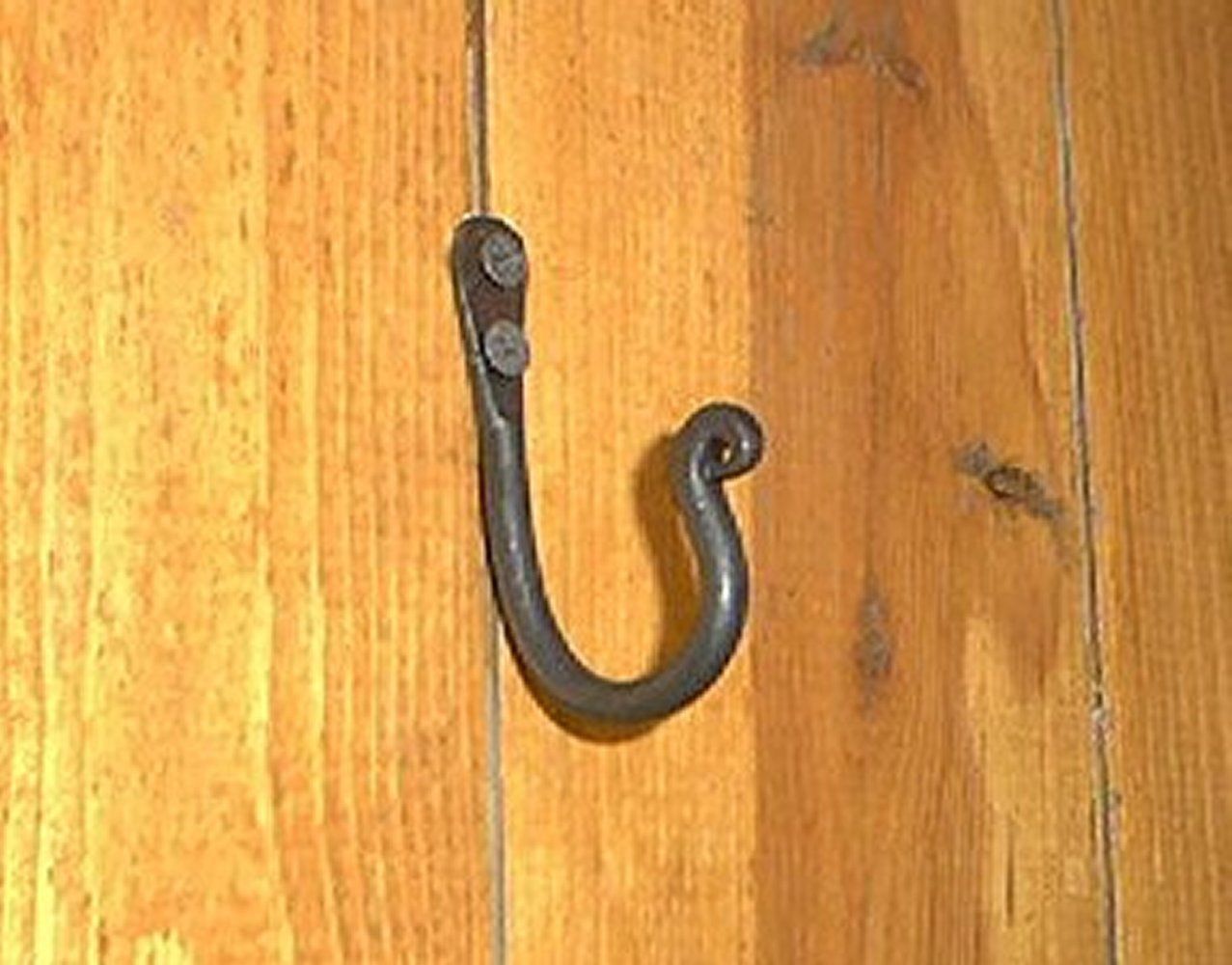 Small Wrought Iron Hook Hand Forged by PCBS H#3 Glad to do custom work ...