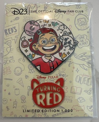 Disney D23 Turning Red Mei Mei Meilin Lee Pixar Pin LE 1000 | eBay