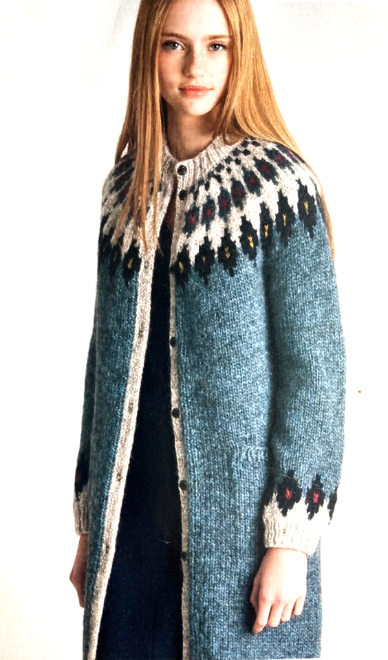 ALAFOSS LOPI SWEATER KIT 15 Skeins Icelandic Wool Yarn & Pattern Bust 38" to 44" | eBay