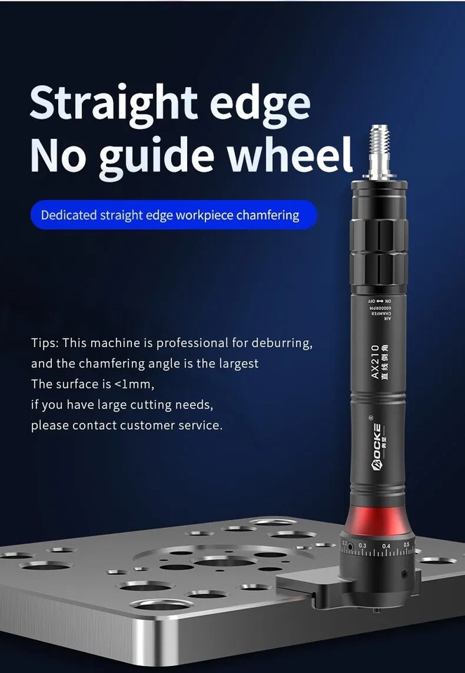 AX207 Mini Pneumatic Chamfering Machine Metal Deburring Chamfer Tool ...