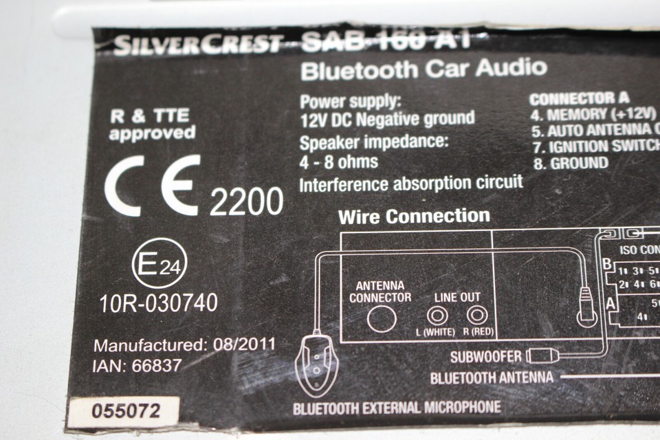 MP3 Autoradio CD-Player SilverCrest SAB 160 A1 Opel Astra G F35 Bj,01 ...