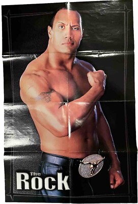 WWE The Rock The Final Boss and Billy & Chuck 21.5 x 32 Double sided ...