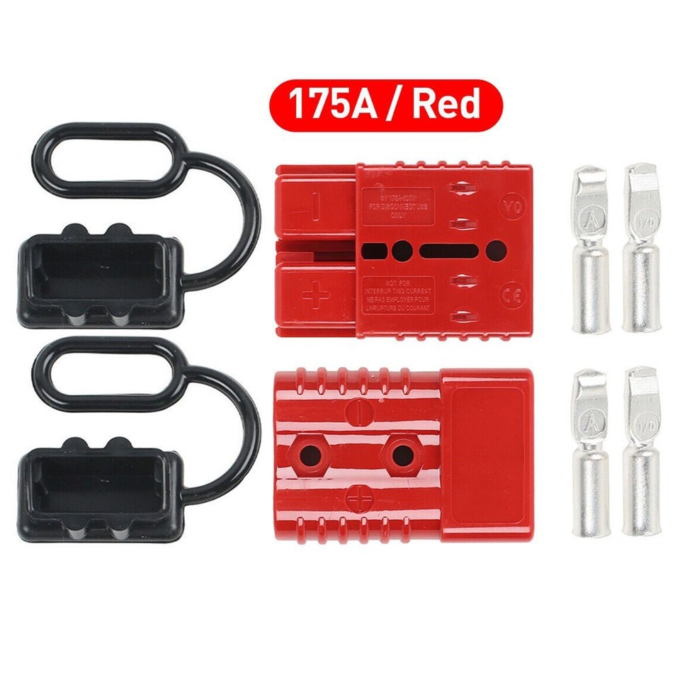 Battery Power Connector Terminal with Cover 175AMP 600V Set of 2 Quick ...