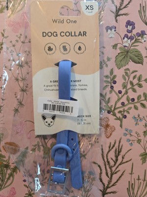 Wild One Waterproof Moonstone Dog Flex Poly Collar XSmall 7-10 In NIP ...