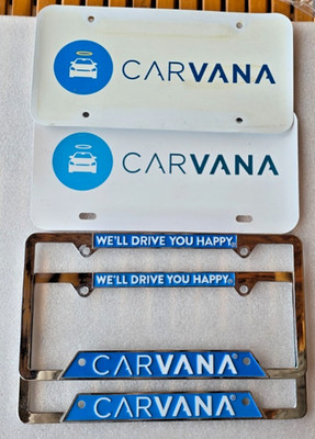 2 Carvana License Plate Frames NEW | eBay