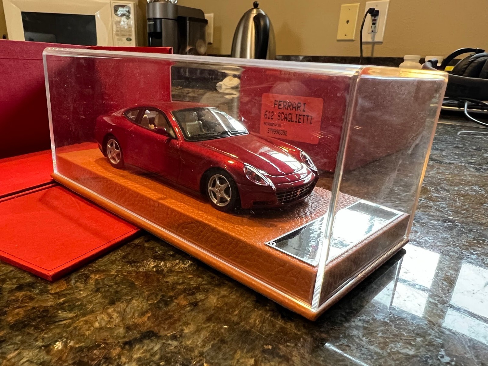 BBR 1/43 Ferrari Idea 612 Scaglietti Bordeaux Schedoni Base - Made in ...