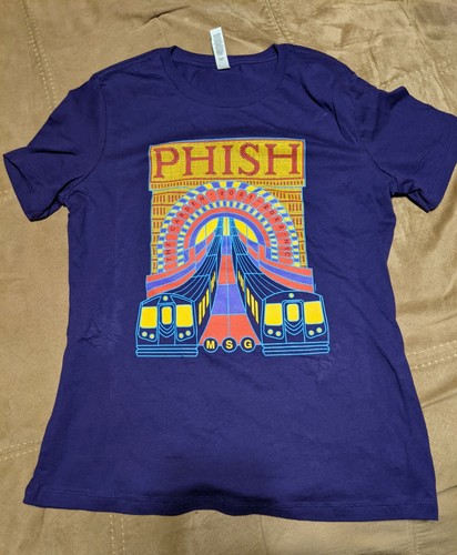 2022 Phish Madison Square Garden T-Shirt Small Subway Train Tour MSG ...