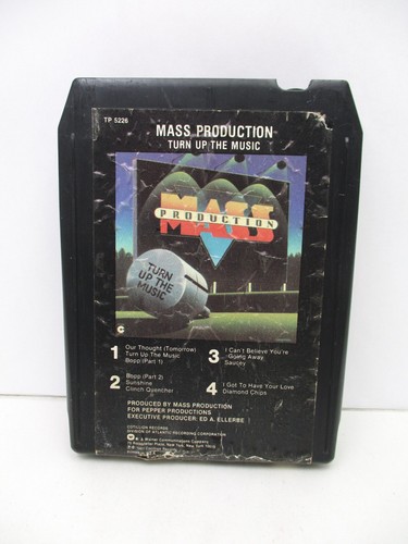 MASS PRODUCTION TURN UP THE MUSIC TP-5226 8-TRACK TAPE CARTRIDGE | eBay