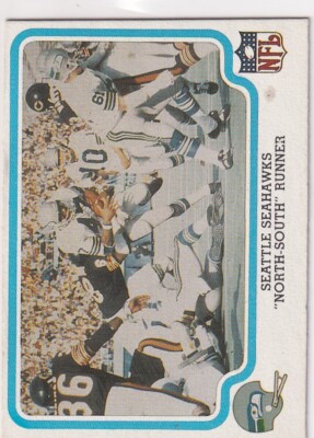 1979 TOPPS NFL FOOTBALL SEATTLE SEAHAWKS "NORTH-SOUTH" RUNNER BZ-5279 ...