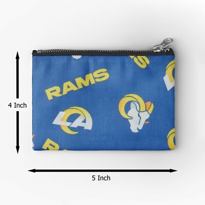 Los Angeles Rams Football Sports Team Pouches Coin/Makeup/Travel/Pen ...