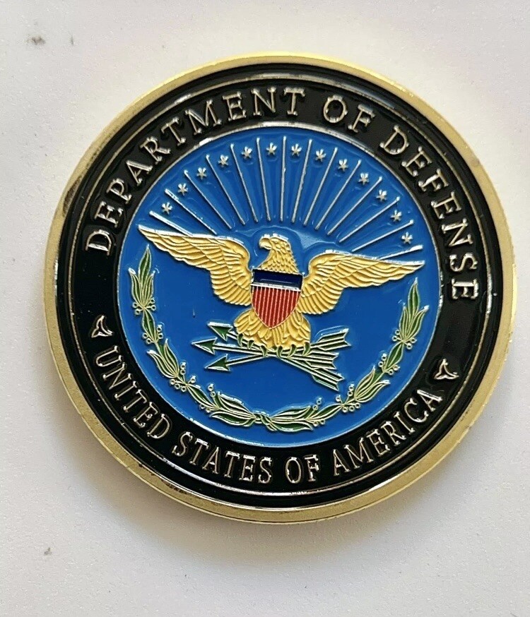 - 3 DOD Department Of Defense Pentagon Challenge Coin Set | eBay