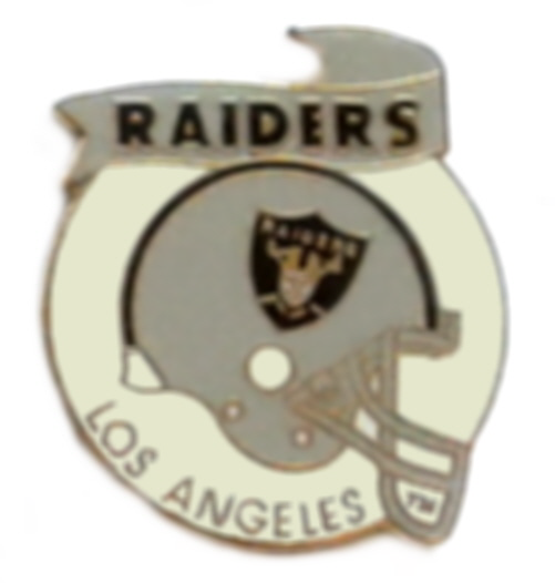 Raiders Pins RARE 90s Raiders Los Angeles Helmet Logo NFL Football ...