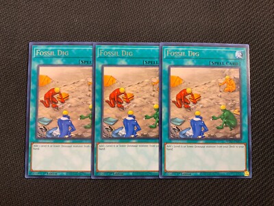 Yu-Gi-Oh! TCG x3 Fossil Dig Wild Survivors WISU-EN055 1st Edition | eBay
