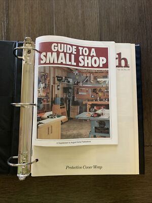 Woodsmith Magazine Lot of 6 plus shop storage booklet & Binder Vol.26/ ...
