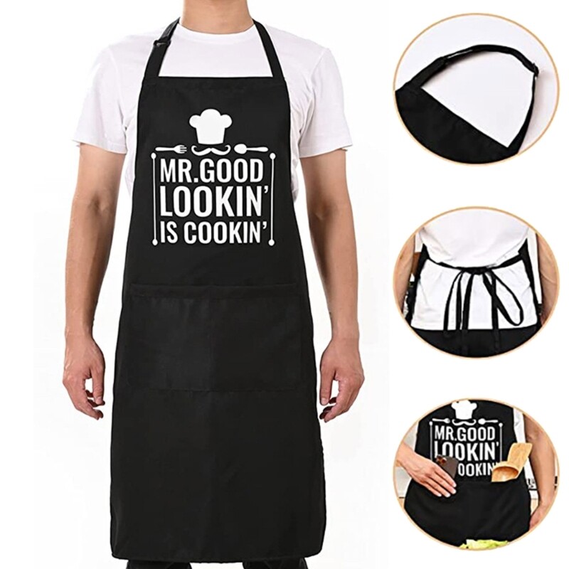 Cool & Unique Sleeveless Kitchen Apron Stylish Apron for Home and Salon ...