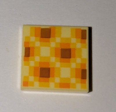 LEGO Minecraft Honeycomb BEE Tile Honey 2x2 Pattern Piece Part ...