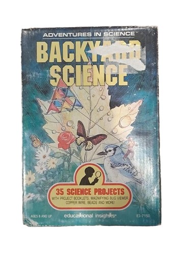 Vintage 1988 Adventure In Science Backyard Science 35 Projects | eBay
