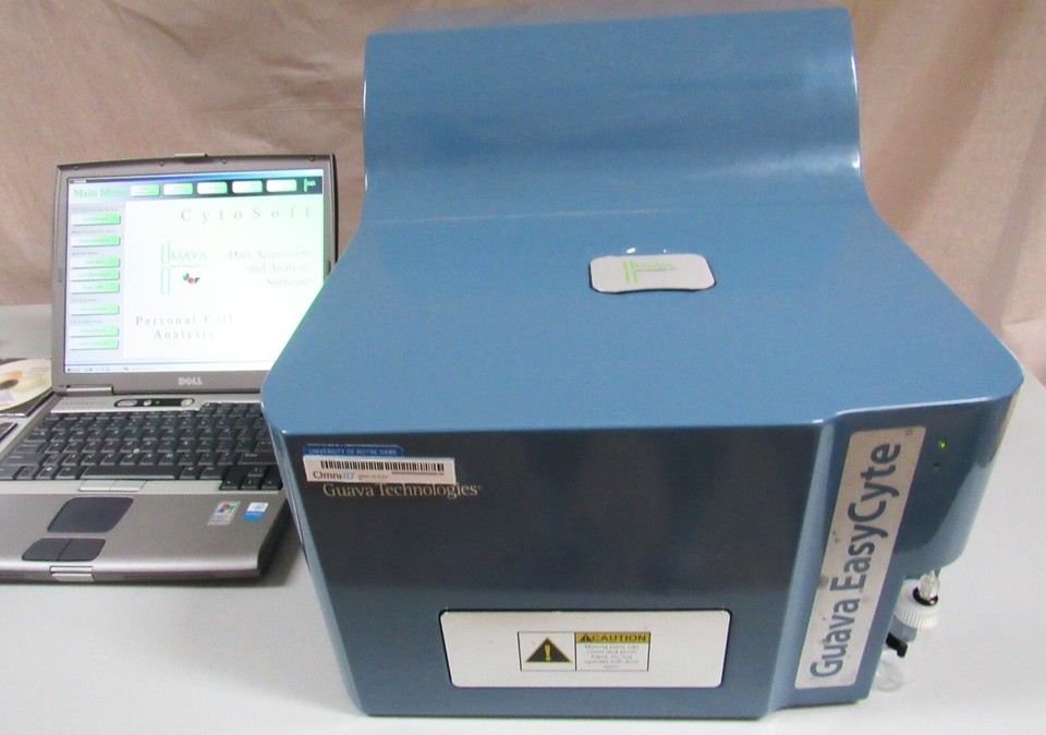 Guava Technologies EasyCyte Flow Cytometer with Computer and Software ...