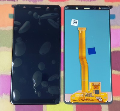 GENUINE BLACK GALAXY A7 SM-A750F SAMSUNG 2018 SCREEN AMOLED DISPLAY ...