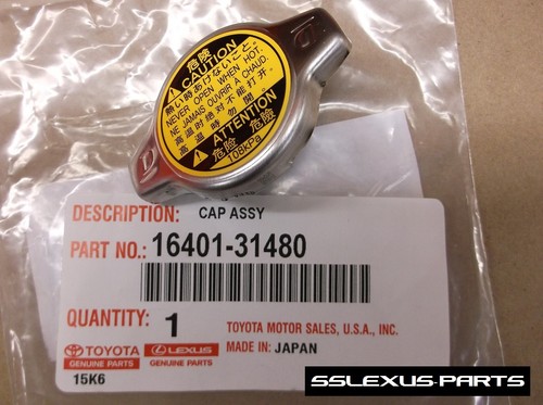 Lexus RX350 (2007-2008) (JPP) OEM Genuine RADIATOR CAP 16401-31480 | eBay