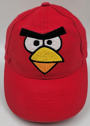 Angry Birds Child's One Size Adjustable Baseball Cap Hat Red ...