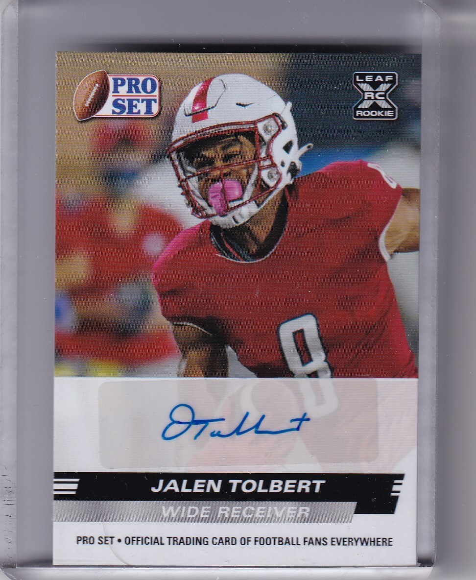 2022 LEAF DRAFT #PSA-JT1 JALEN TOLBERT AUTOGRAPH ROOKIE RC B312 | eBay