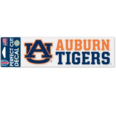 Auburn Tigers 3"x10" Perfect Cut Decal [NEW] NCAA Auto Car Emblem ...