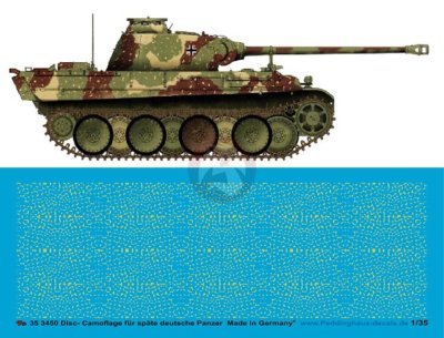 Peddinghaus 1/35 MAN German Disc Type Tank Ambush Camouflage (Late ...