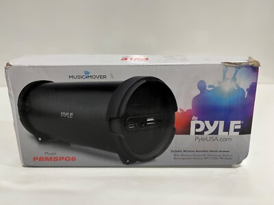 Pyle PBMSPG6 Portable Bluetooth BoomBox Stereo System -Black ...