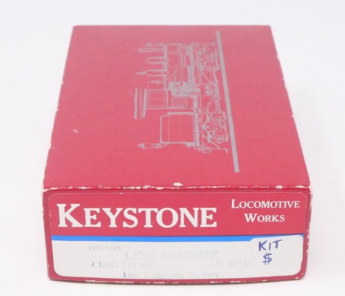 Keystone HO-100, Grasse River Log Buggie, Less Trucks and Couplers, HO ...