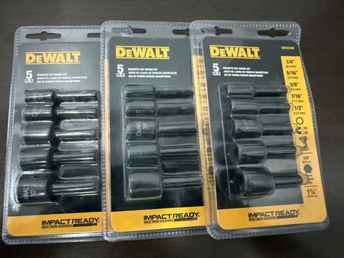 DeWALT Impact Ready 5-Piece Magnetic Nut Driver Bit Set DW2235IR ...