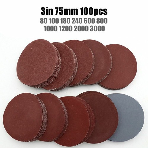 Sandpaper Sander Disc Mix Sanding Polishing P80-P3000 each 100Pcs 3 ...