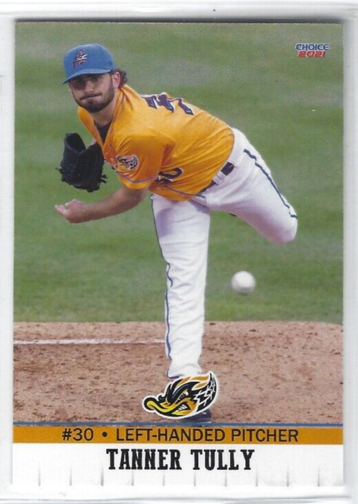 2021 Akron RubberDucks (Double A-Cleveland Indians) Tanner Tully | eBay