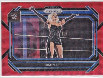 SCARLETT BORDEAUX ( RED RUBY WAVE PRIZM Card #69 ) 2023 WWE Panini Prizm DIVA | eBay