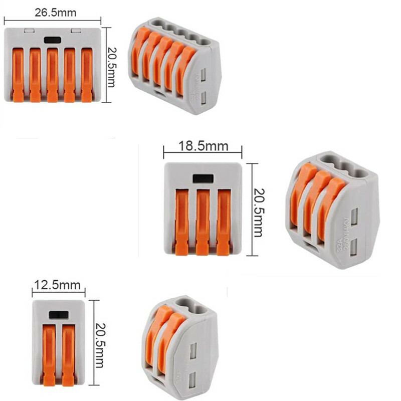 Car Terminals Block Plug-in Electrical Wire Connector Quick Wiring ...