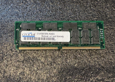 Crucial 32MB 8Mx36 FPM 24 Chip Gold Parity 72pin 60ns SIMM **TESTED ...