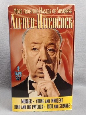 Sealed Alfred Hitchcock 4 VHS Set YOUNG & INNOCENT RICH & STRANGE ...