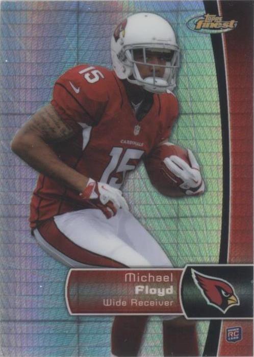 2012 Topps Finest - Michael Floyd #117 Prism Refractor (RC) for sale ...