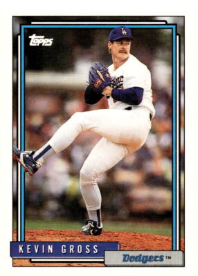 1992 Topps #334 Kevin Gross - Los Angeles Dodgers | eBay