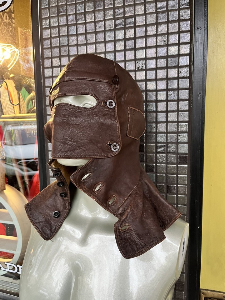 Soviet Leather Cyclops Mask Antique Militaria Aviation/ Civilian/ Navy ...