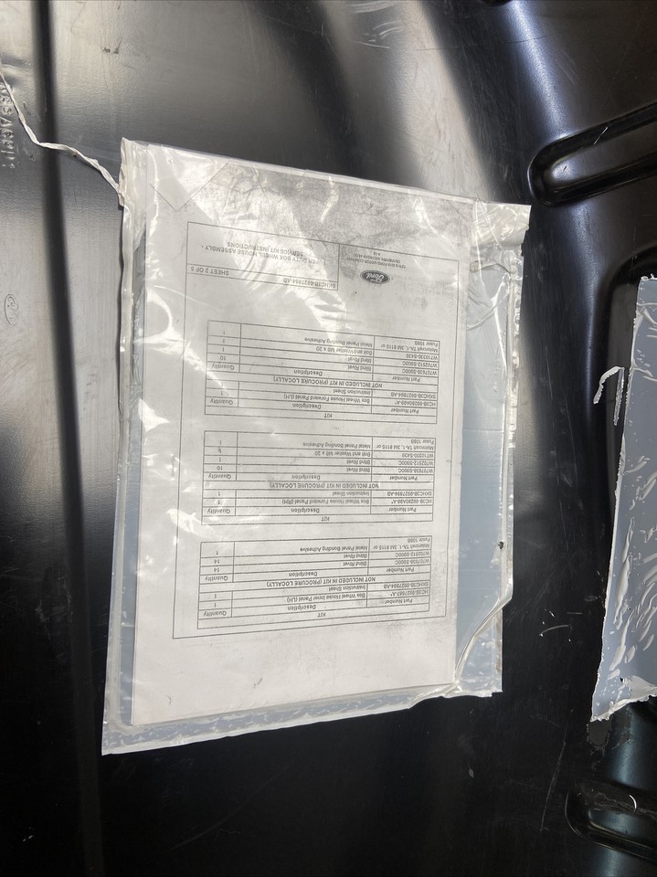 Genuine 2006-2016 Ford F-250 F-350 Super Duty Rear Inner Wheelhouse ...