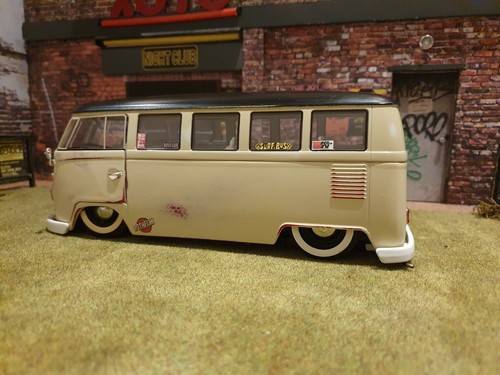 VW combi T1 bus 1963 1/18 rat rod modified umbau conversion volkswagen ...