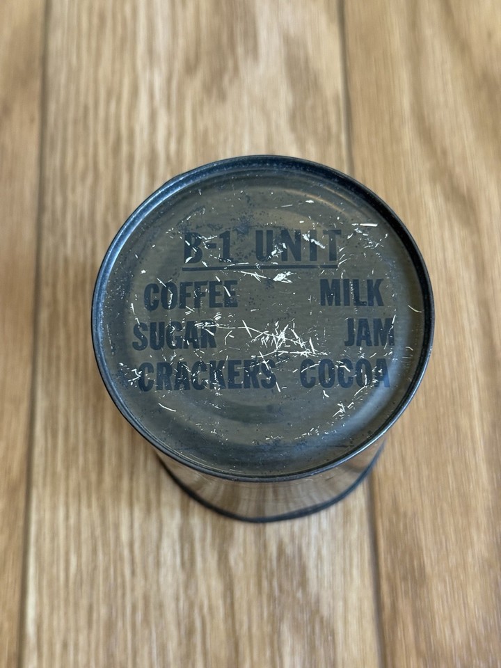 Vintage Vietnam Era US Military C Ration B-1 Unit Ration Can Sealed | eBay