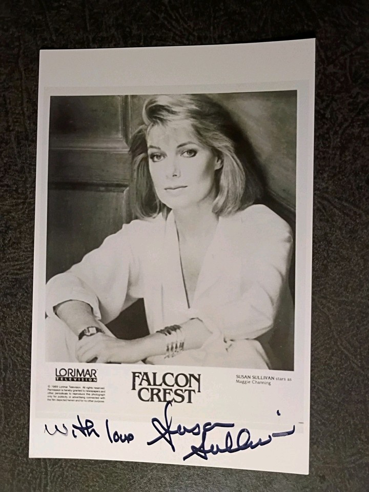 SUSAN SULLIVAN 2 Hand Signed Autograph Photo S- BEAUTIFUL ACTRESS ...