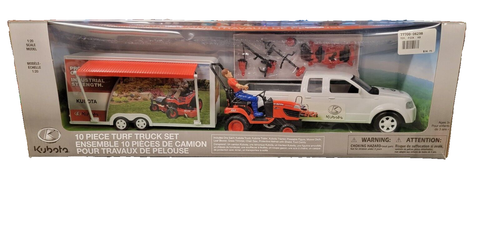 77700-06298 KUBOTA TOY TEN PIECE TURF TRUCK SET 1:20 SCALE | eBay
